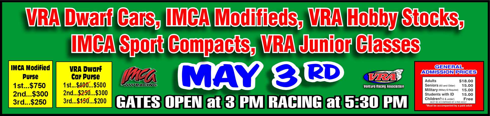 Ventura Raceway - At the Ventura County Fairgrounds